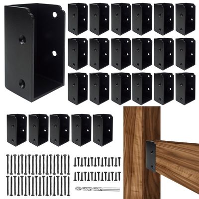 Steel Deck Railing Brackets Connectors 1.2mm Thickness Concealed For ...