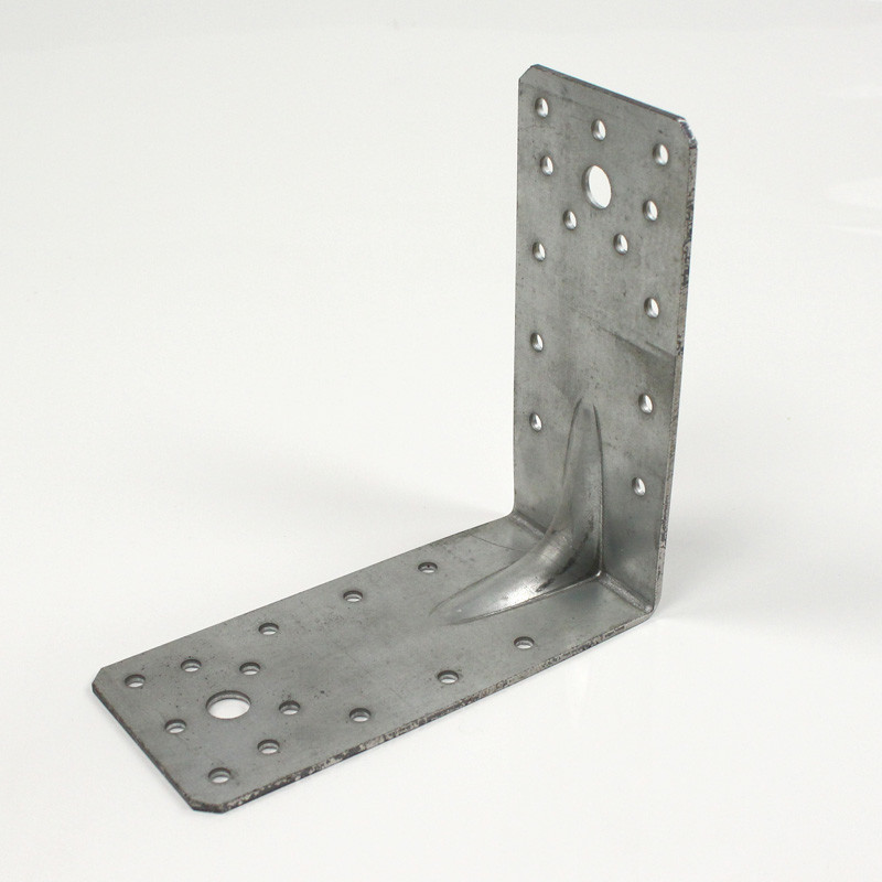 Galvanised Corner Angle Brackets 90 X 90 X 65 X 2.5mm With Beading
